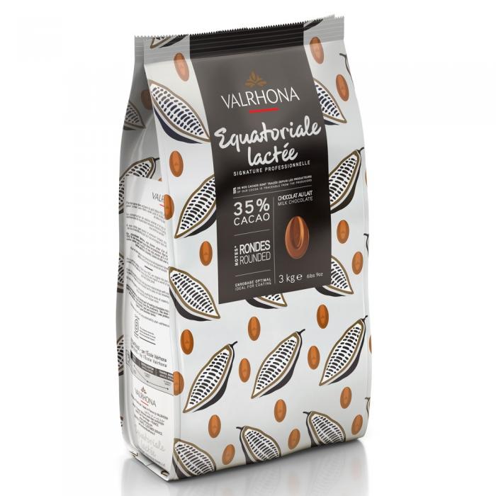 Valrhona Selection - Equatoriale Lactée 35% fèves 3kg